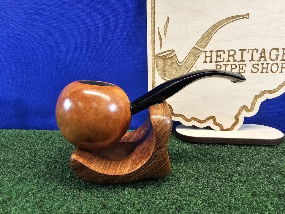 Gasparini Round Ball Briar Italian Tobacco Smoking Pipe, Bag, Box ...