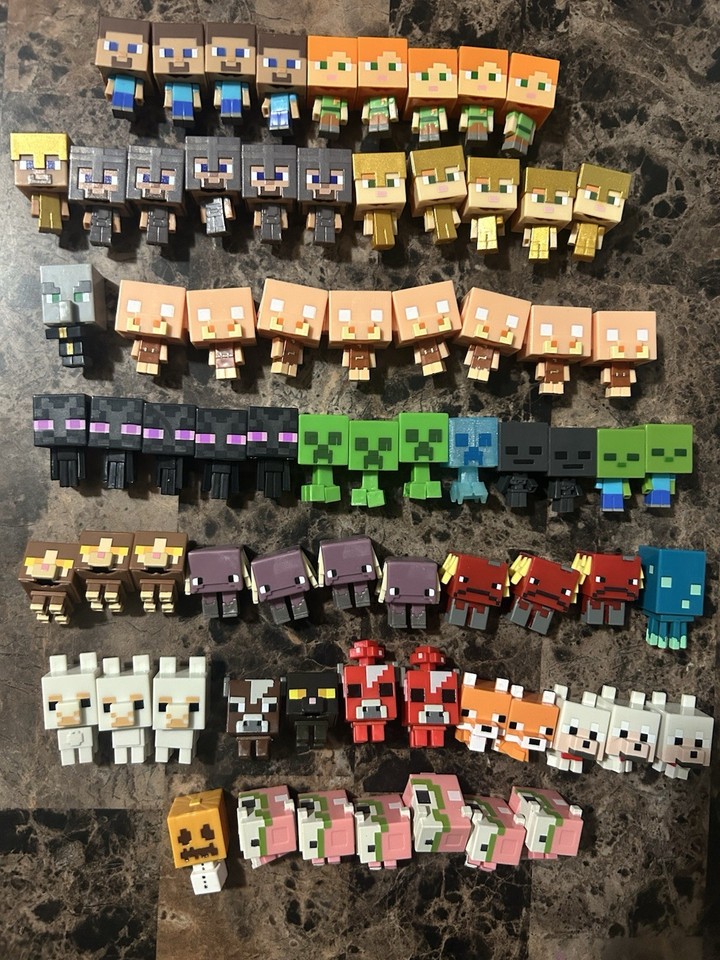Minecraft Mob Head Minis Figure Set 99pc & Party Supreme’s palace | eBay