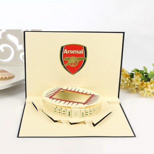 3D Pop Cards Football Ground Soccer Stadium Arsenal Emirates | eBay ...