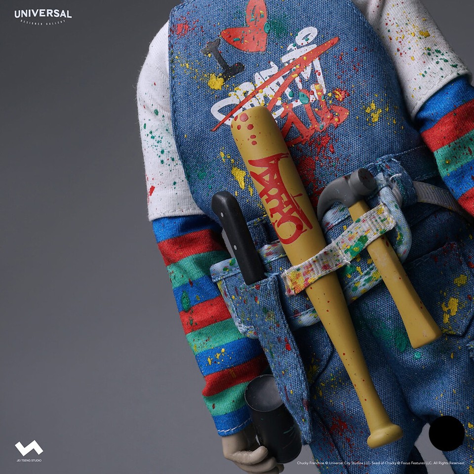 J.T STUDIO x Universal Chucky H30CM ABS PVC Action Figure 1/6 Scale ...