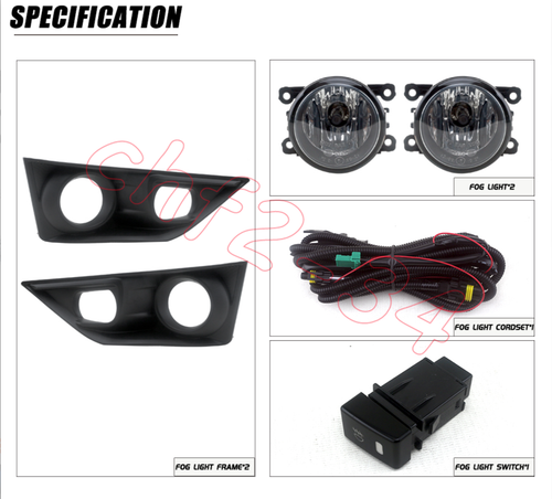 For Isuzu D-MAX 2020-2023 Halogen Front Fog Lamp w/ Bulb Wiring Switch ...