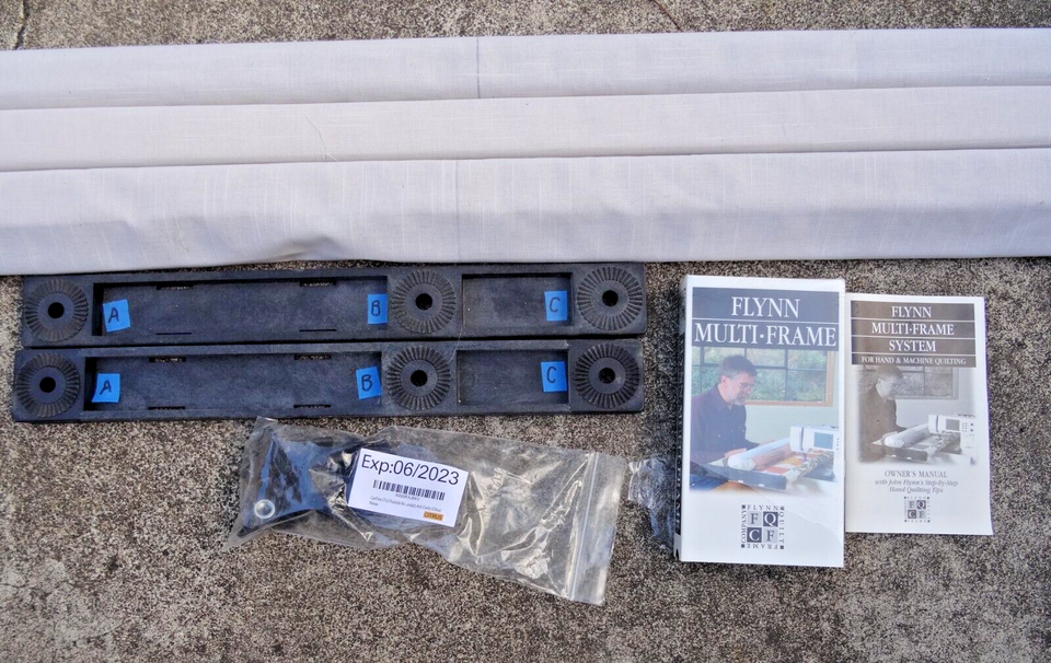 (BT24) Flynn Multi-Frame System (3 roll quilt frame) For Hand & Machine ...
