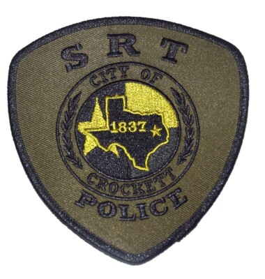 CROCKETT – SWAT SRT - TEXAS TX Sheriff or Police Patch SUBDUED | eBay