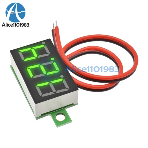 DC 3-30V 0.36 2 Wire LED Digital Panel Volt Meter Voltage Voltmeter Car ...