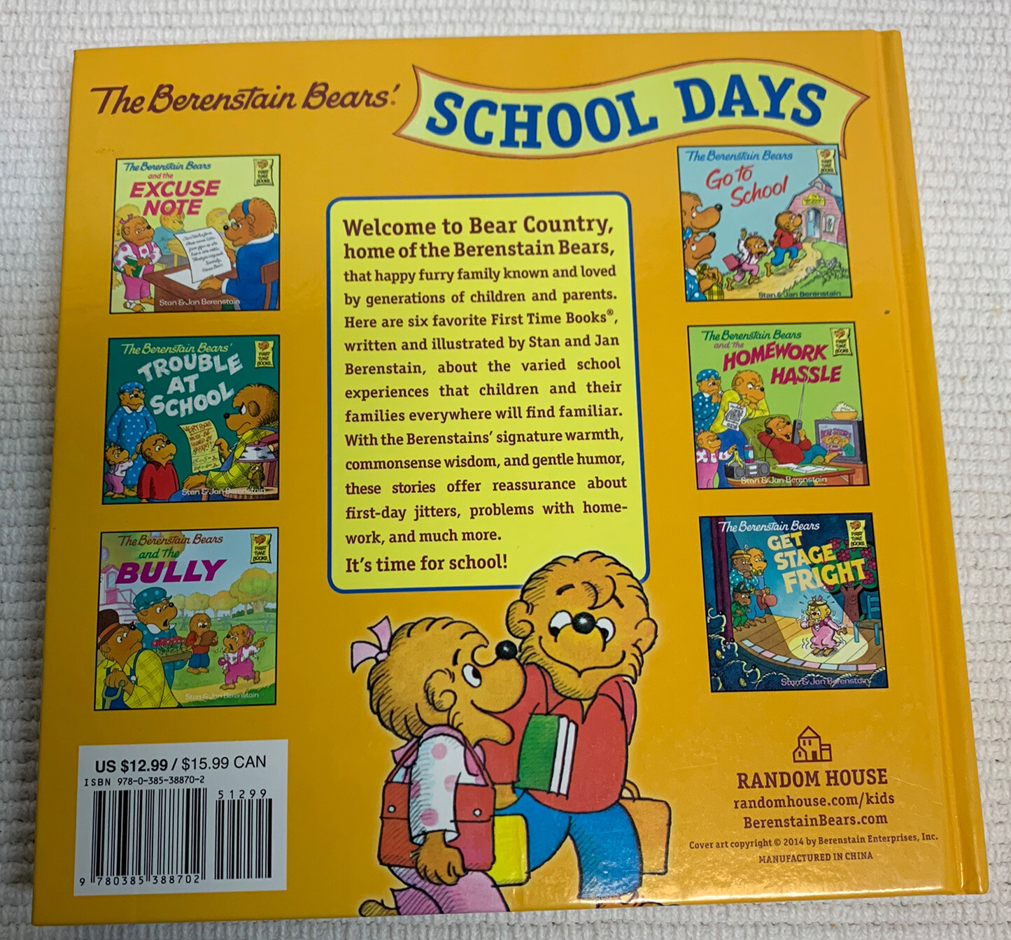 Berenstain Bears' School Days by Jan Berenstain and Stan Berenstain ...