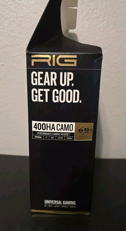 RIG 400HA Gen 2 Camo Wired Gaming Headset Microphone PC PS4 PS5 Xbox 3. ...