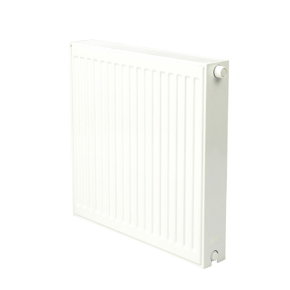 Ecostyle - 2,610 BTU - Hot Water Panel Radiator - 20"H x 16"W - White ...