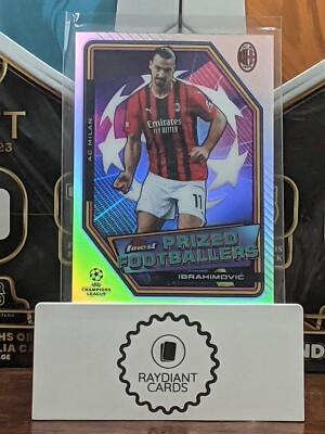 2021-22 Topps Finest UEFA ZLATAN IBRAHIMOVIC #PF-18 Prized Footballers ...