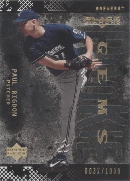 2000 Upper Deck Black Diamond Rookie Edition - Rookie Gems Paul Rigdon ...