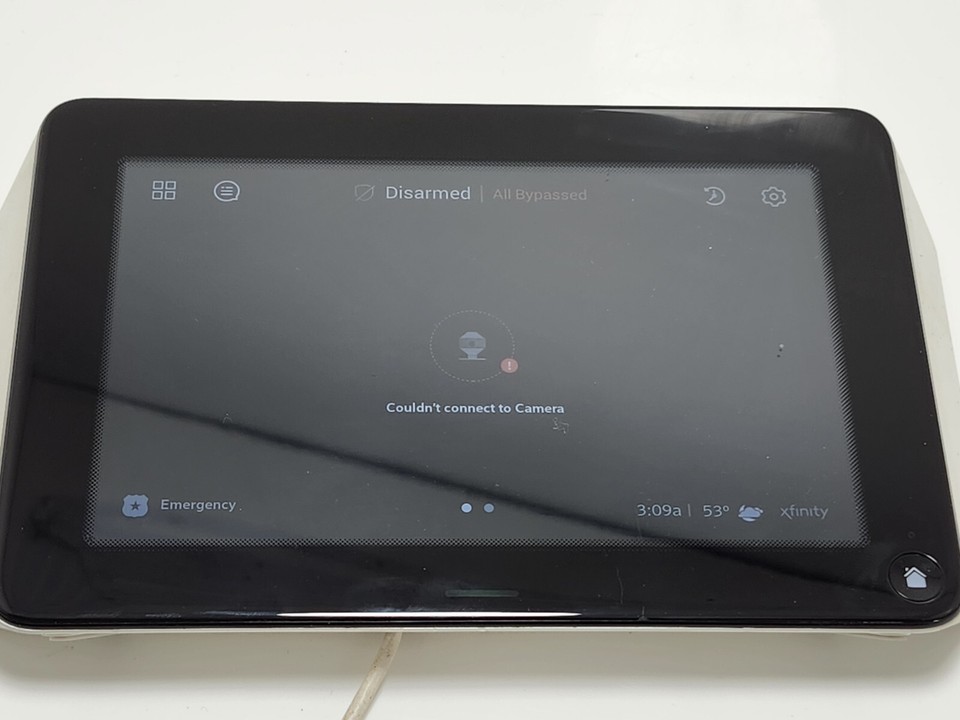 Comcast Xfinity Home Security Touchscreen Control Panel Model XH1-TC ...