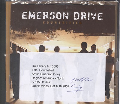 Countrified - Emerson Drive cd | eBay