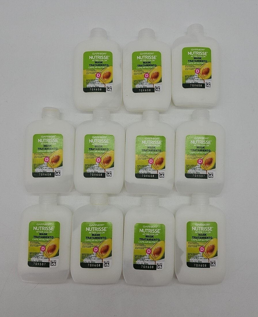 11x Garnier Nutrisse After Color Conditioners Mask Treatment Step D 1. ...