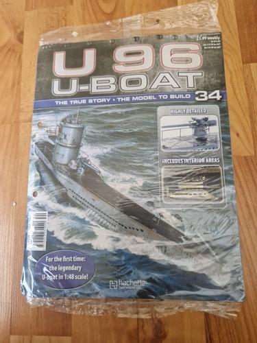 1/48 HACHETTE Construire Votre Propre U96 Bateau U sous-Marin De 34 Inc ...