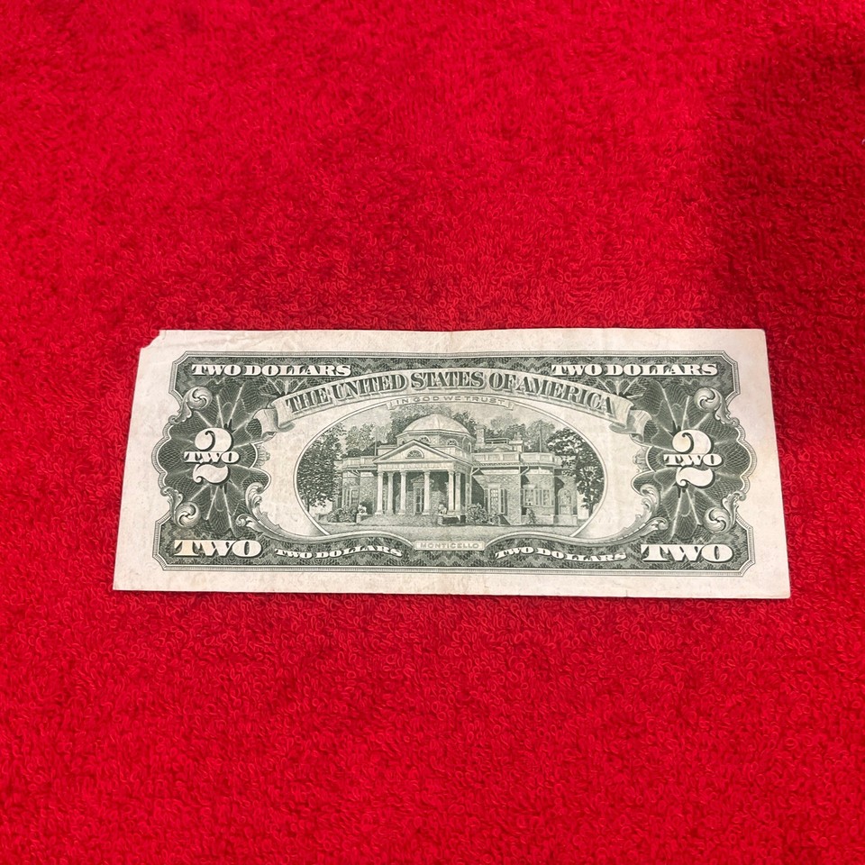 1963 Plain Two Dollar Star Bill • Red Seal $2 • Star Note *00109372A | eBay