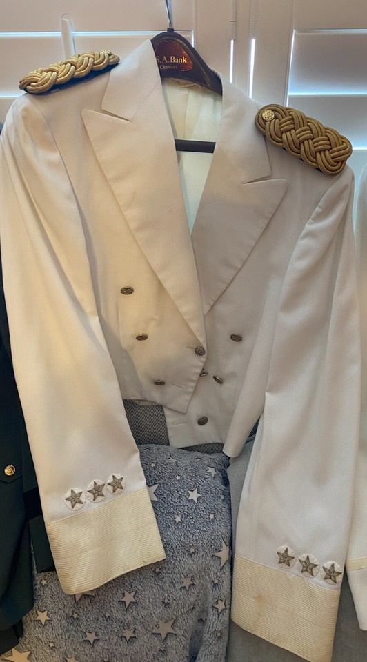 U S A Military 6 Dress Uniforms 3 Star General (Named) Collection with ...