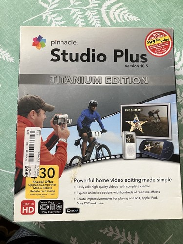 Pinnacle Studio Plus Titanium Edition Version 10.5 | eBay
