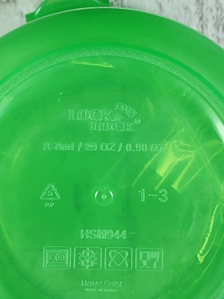 Lock And Lock Green 4-Piece Nesting Container Food Storage Set NEW | eBay