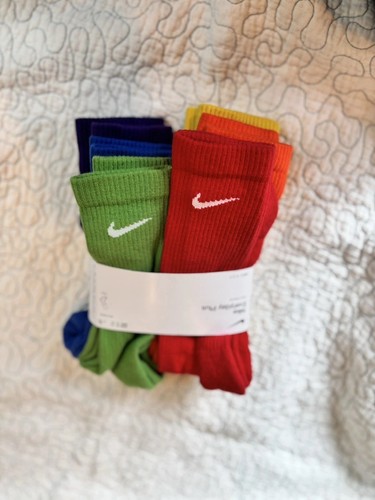 Nike Skittles Socks Size Women 10-13 Men 8-12 6 Pair | eBay