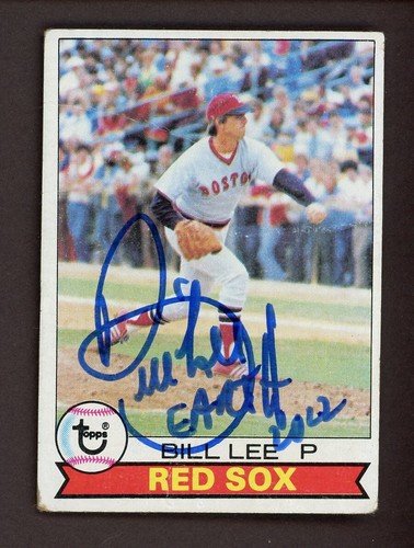 Bill Lee Signed 1979 Topps #455 Red Sox Card AUOT | eBay