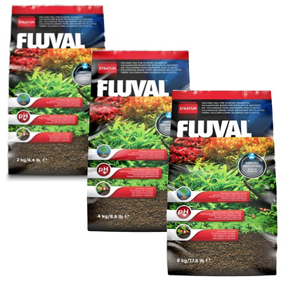 Fluval Tank Soil Stratum Substrate Plant & Shrimp Volcanic Planted ...