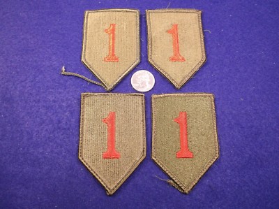 #39 of 53, 4x USA MILITARY PATCHES - ALL FOR 1st INFANTRY DIVISION, FT ...