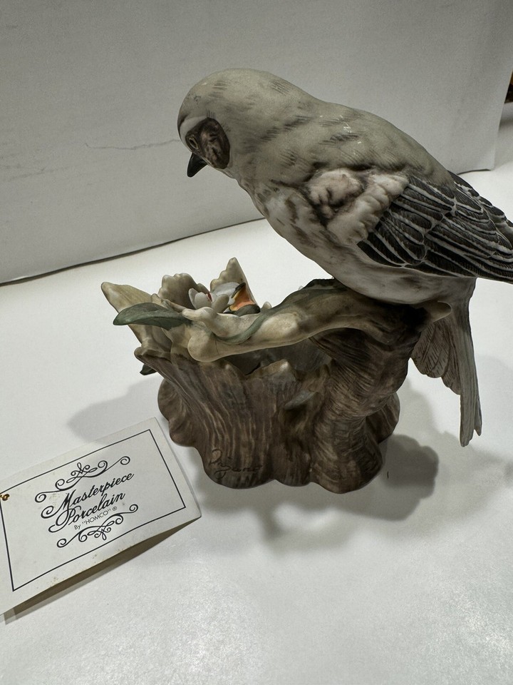 Homco Masterpiece Porcelain Gentle Beginnings Mockingbirds 1994 | eBay