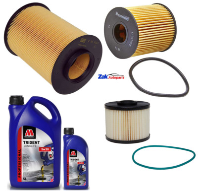 FOR FORD KUGA 2.0 TDCI (08-12) OIL AIR FUEL FILTERS & OIL SERVICE KIT ...