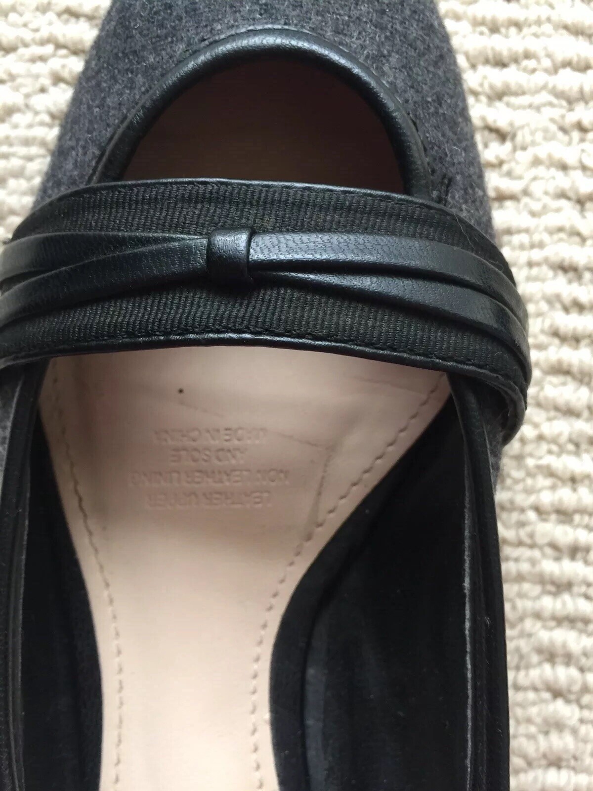 Diana Ferrari Supersoft Shoes Loafer Black Sueded Leather Low Heel Size ...