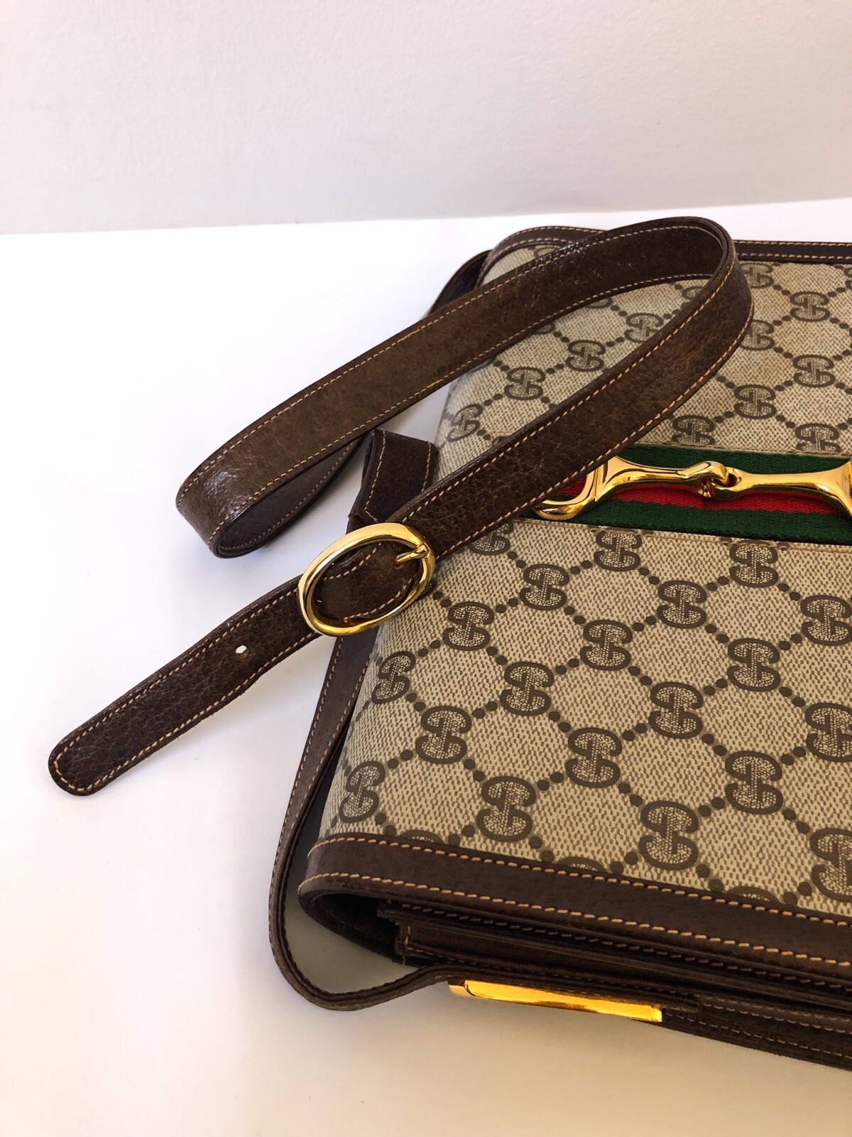 gucci horsebit monogram bag - Gem