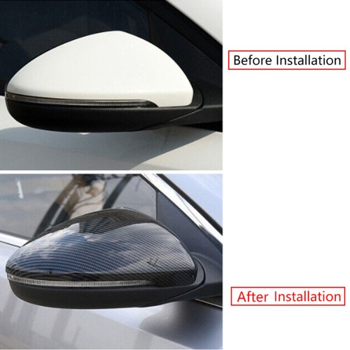Carbon Fiber Exterior Rear View Mirror Cover Cap Trim For Kia Forte K3 ...