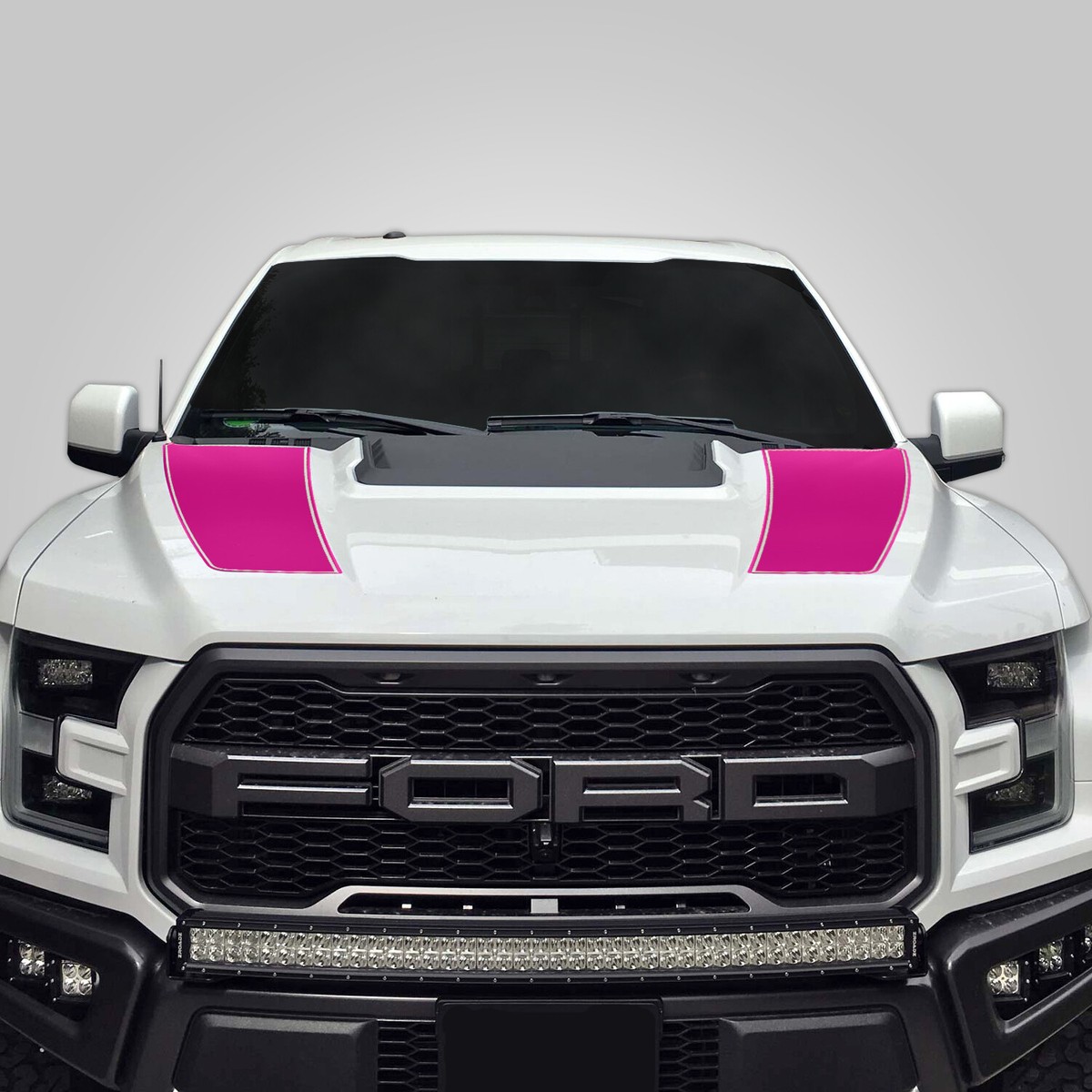 Black And Pink Ford Raptors