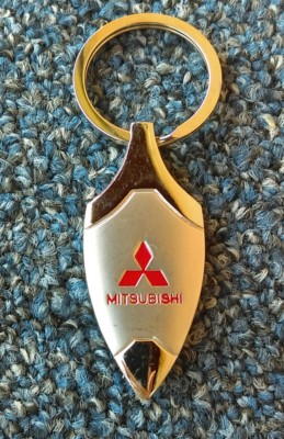 Mitsubishi Motors Japan auto car company, Keychain for Mitsubishi, key ...
