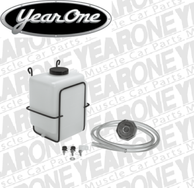 Universal radiator overflow tank - feethype