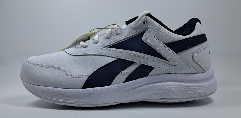 Reebok Shoes Mens 9 Walk Ultra 7 DMX Max Extra Wide 4E White Blue ...