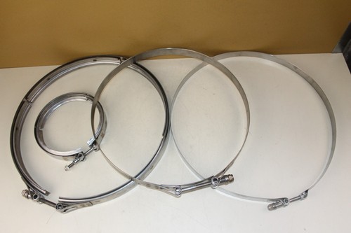 4 assorted clamps RG Ray 10769, VB-1338, Breeze 1385, Clampco 951KL ...