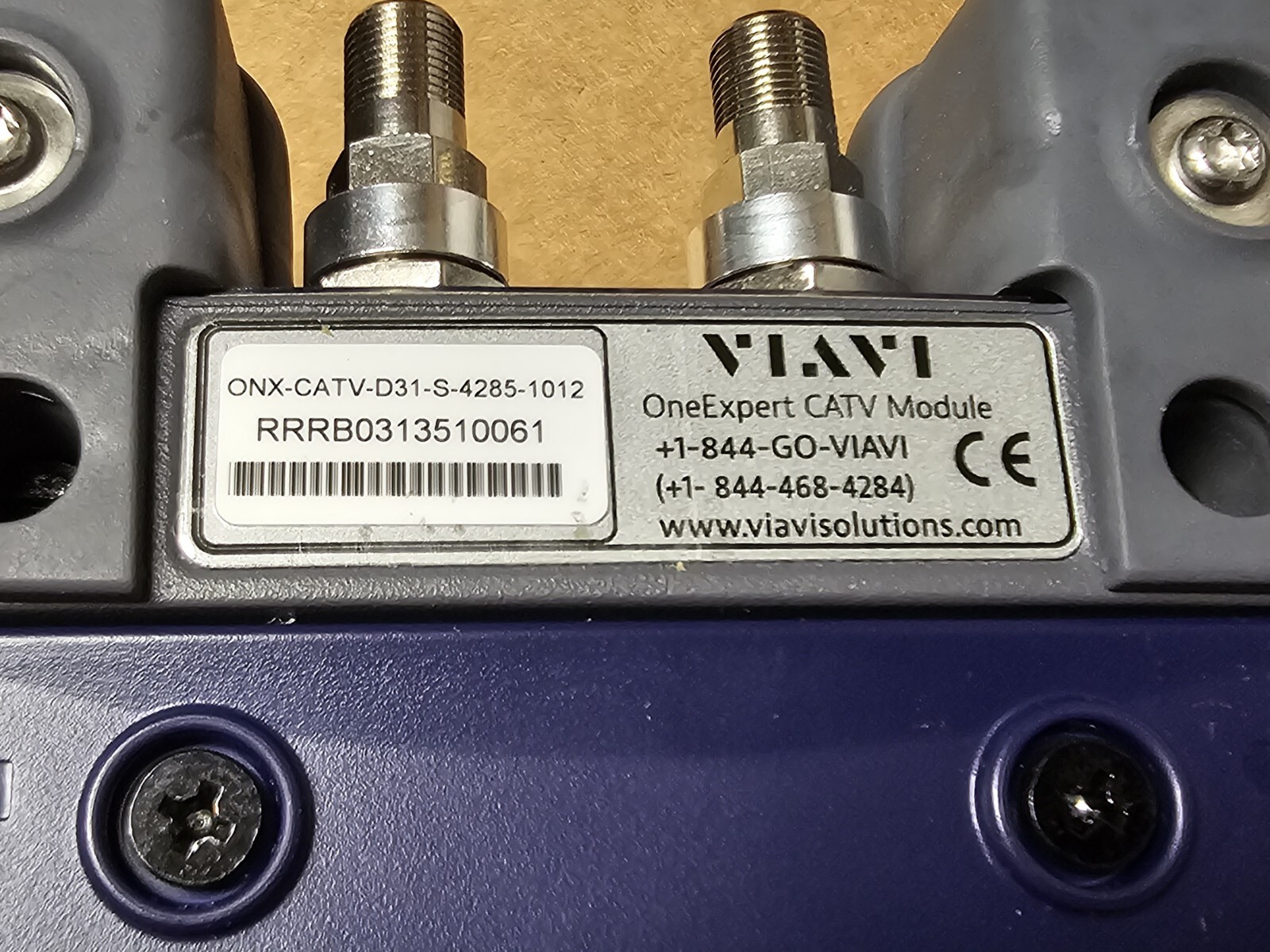 Viavi OneExpert CATV Module ONX-CATV-D31-S-4285-1012 Signal Analysis ...