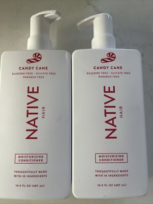 Lot Of 2 Native Limited Edition Moisturizing Conditioners Candy Cane 16 ...