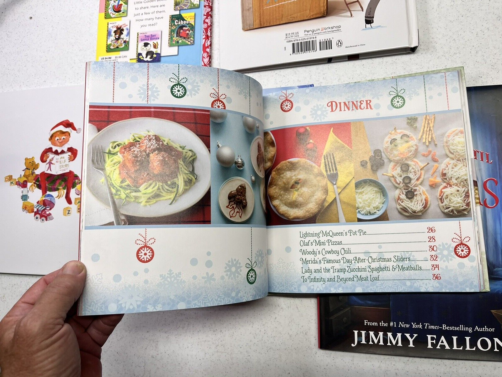 (7) Christmas Books Bundle For Kids of All Ages, Includes Disney Cook ...