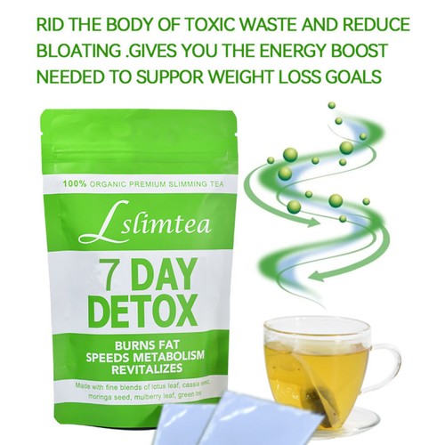 Organic Lotus Leaf 7 Day Detox Tea Premium Slim Fit & Slimming Blend ...