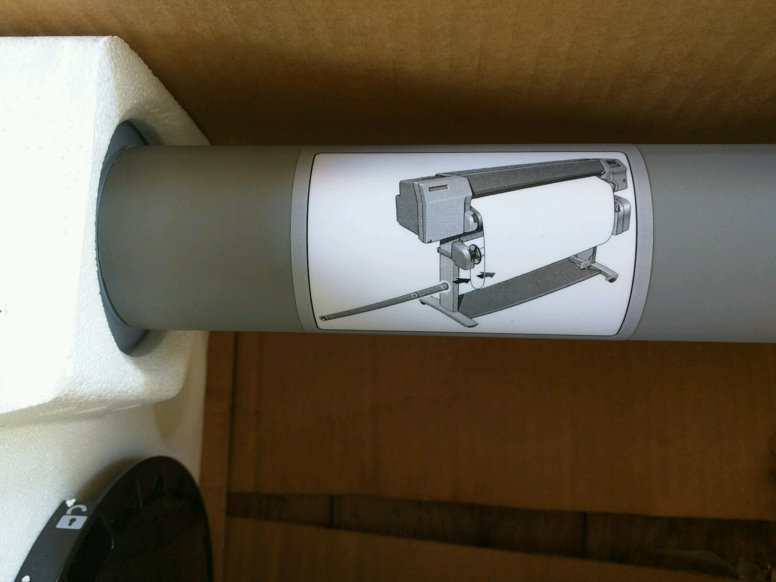 HP PLOTTER PAPER HOLDER C6087-60030 PACK LONG ST-42" box has C6087 ...