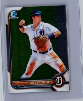2022 Bowman #BCP-106 Izaac Pacheco Detroit Tigers Baseball | eBay