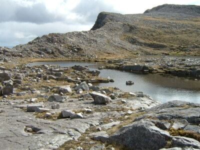 Photo 6x4 Lochan above Glas Choire Mor Breabag This is the northernmost ...