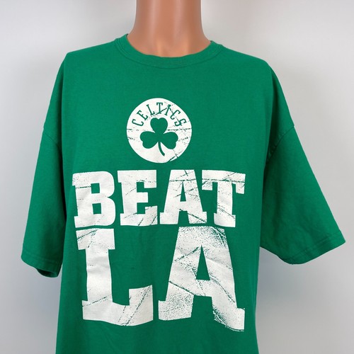Boston Celtics Beat LA 2010 NBA Finals Roster T Shirt Basketball Green ...