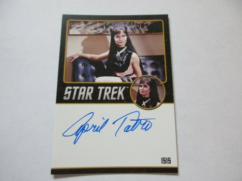 Star Trek TOS Archives & Inscriptions April Tatro * Isis BLACK BORDER ...