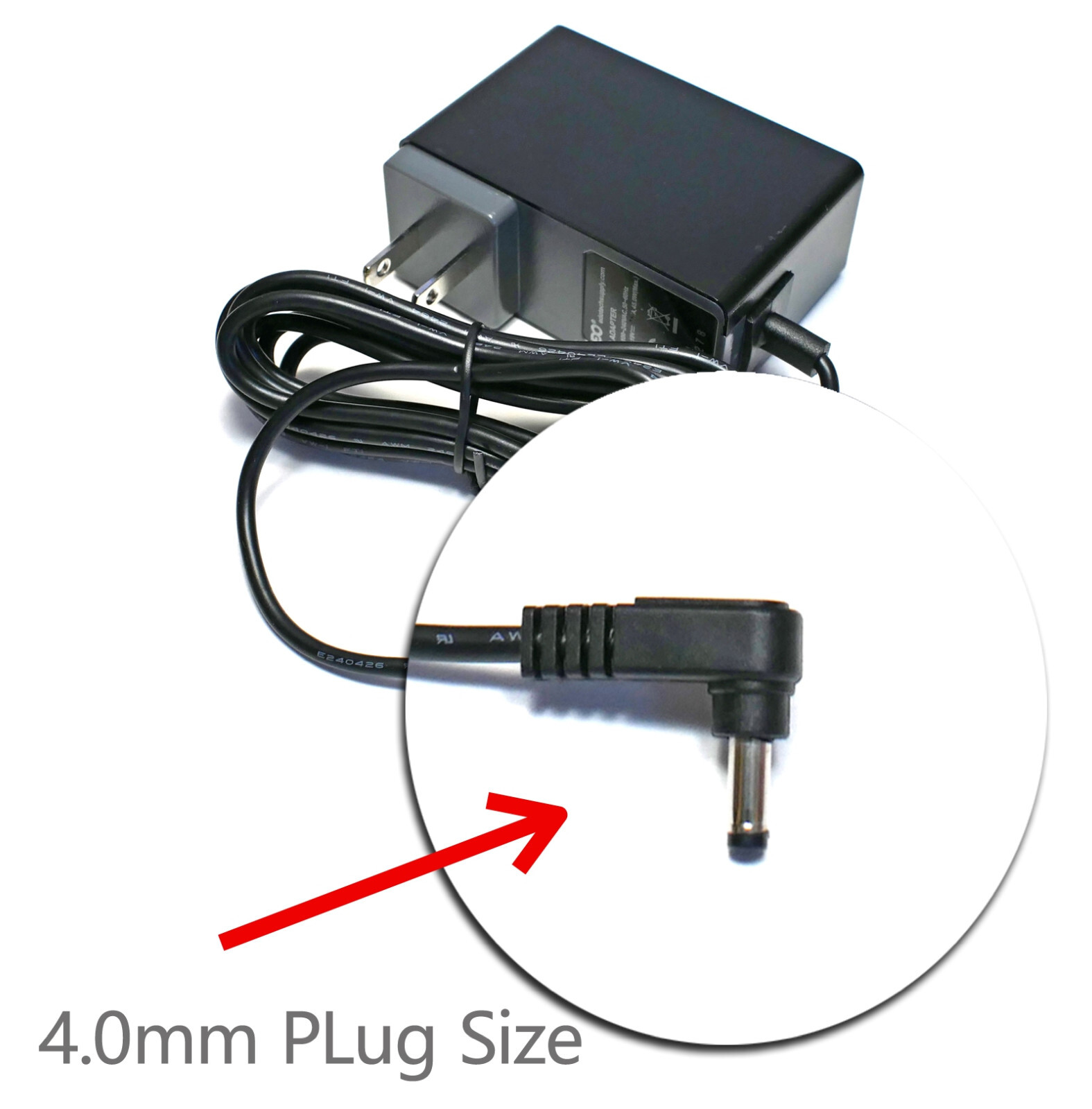 Wall charger power cord for DBPOWER portable DVD EVD player ...
