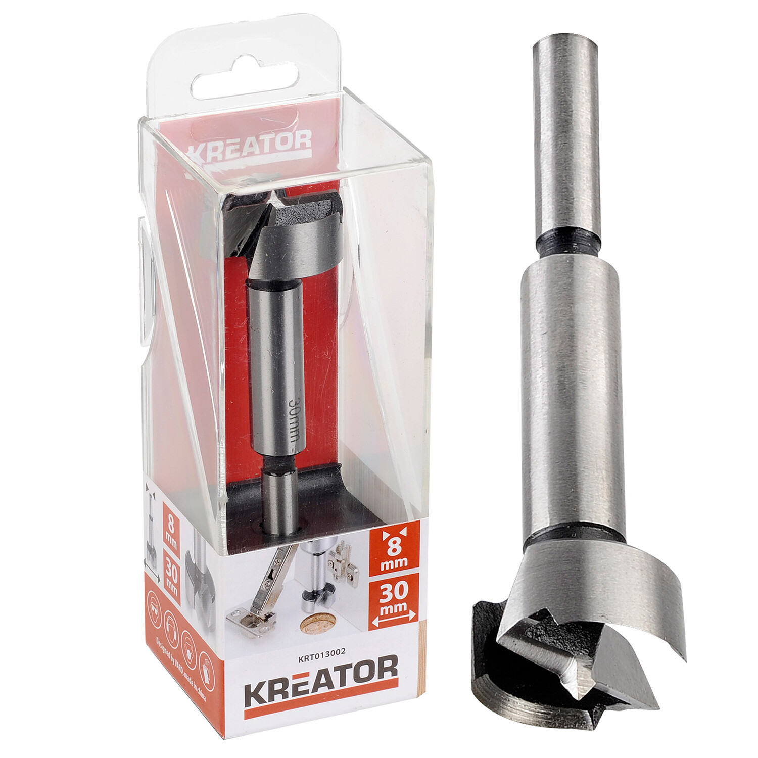 Kreator Forstnerbohrer ø 25 30 35 mm Zentrierspitze Astlochbohrer ...