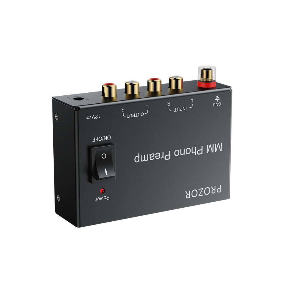 MM Phono Preamp Turntable Preamplifier with Power Switch Stereo Audio ...