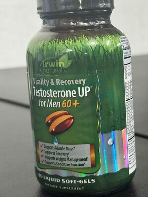 Testosterone UP for Men 60+, 60 Liquid Softgels exp. 02/2026 (K7) | eBay