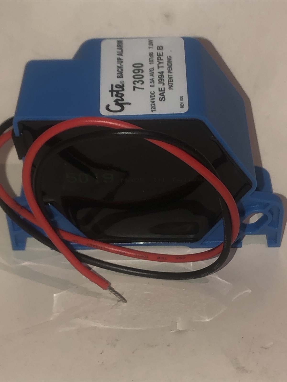 Grote 73090 Medium / Low Noise Surround Backup Alarm (Wire Leads, 107 ...