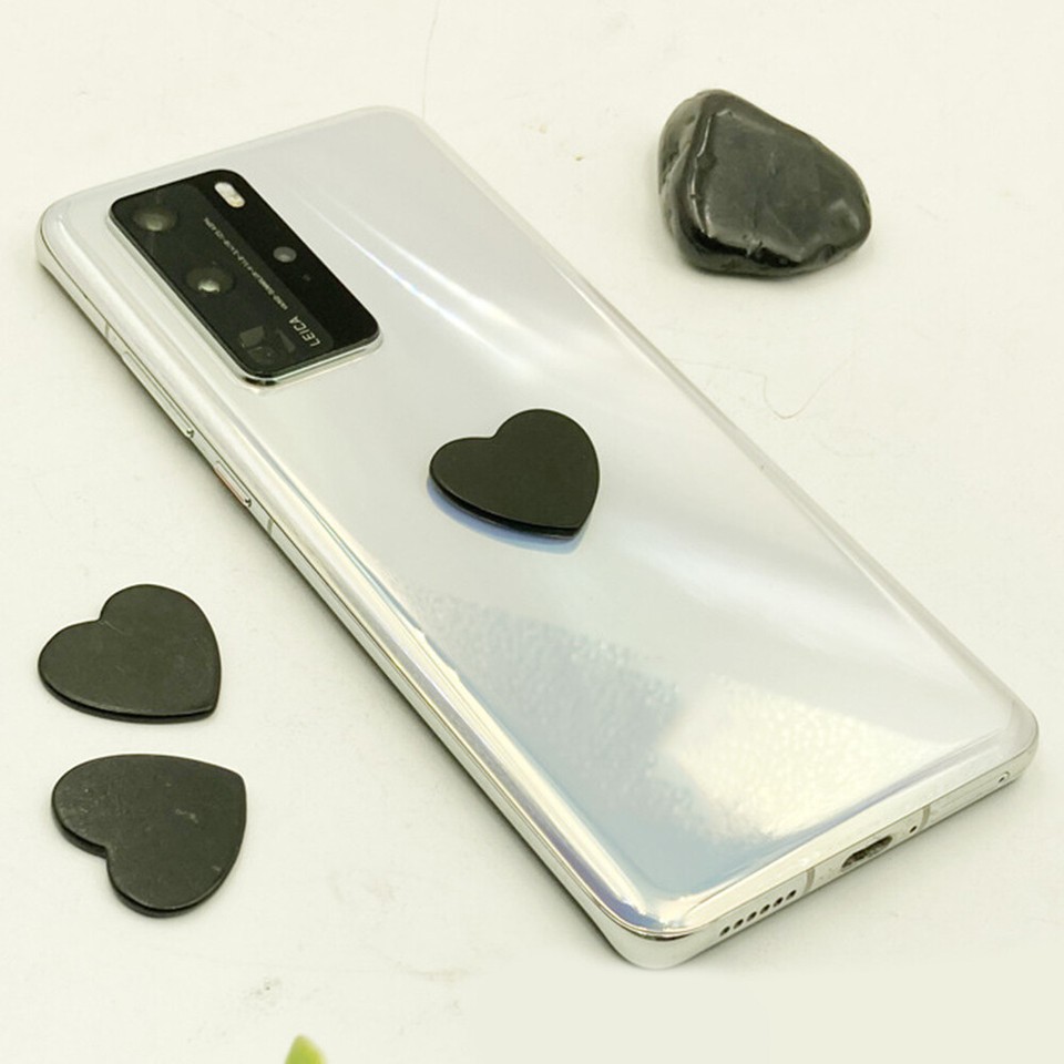 SHUNGITE Stone Plate Sticker for Cell Phone Modem Router 5G WiFi EMF ...